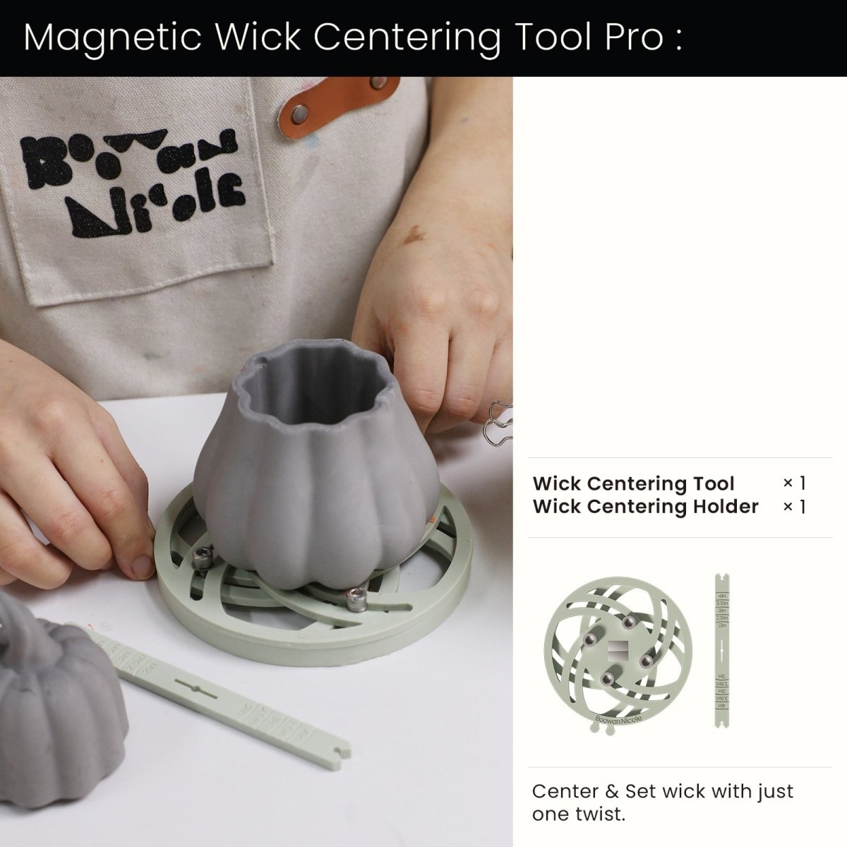 Magnetic Wick Centering Tool Pro – Boowan Nicole