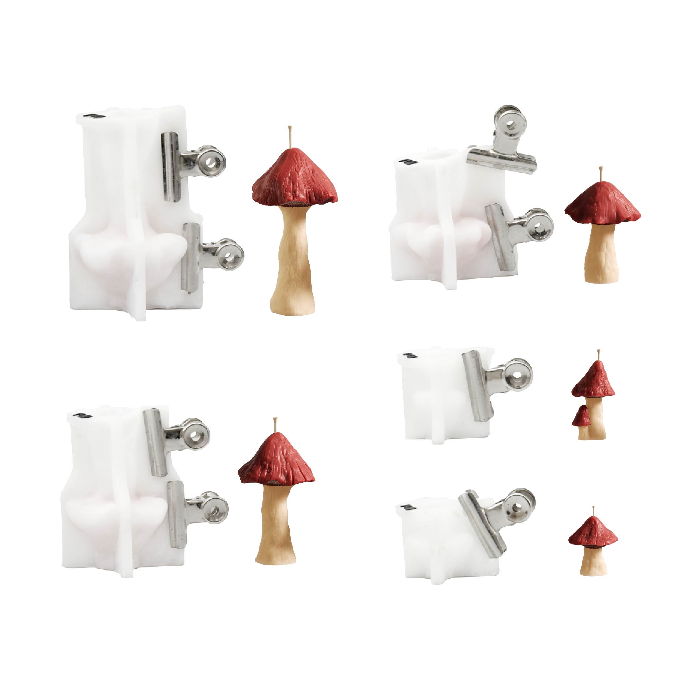 Mini Mushroom Forest: 3D Woodland Landscape Candle Molds – Boowan Nicole